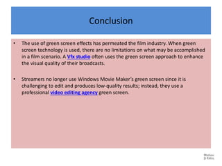 Green Screen Uses that created magic in Hollywood | PPTX