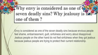 Green Shadows Understanding the Intricacies pf Envy and Jealousy | PPT ...