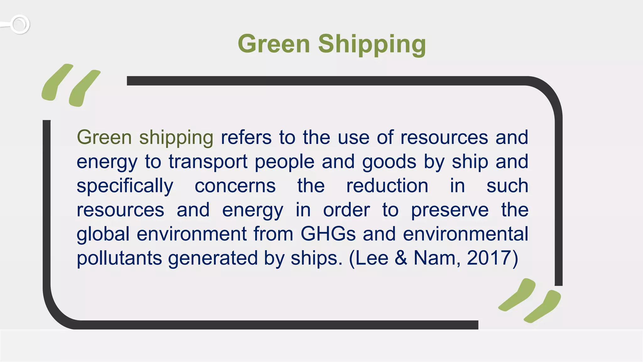 Green Shipping and Sustainable Development: Stena Shipping Lines ...