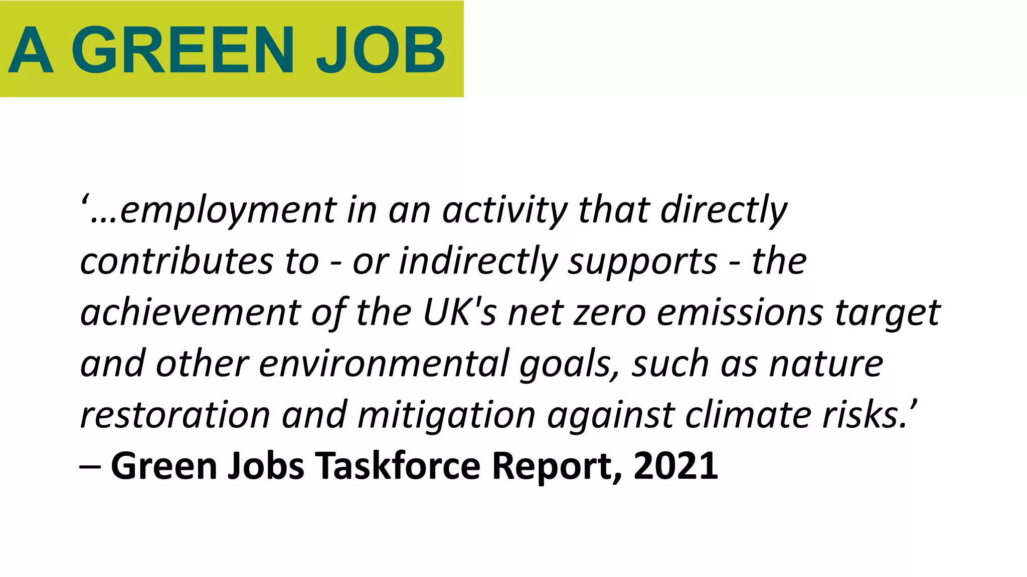 Green skills and jobs | PDF