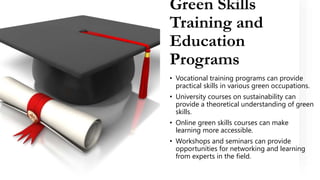 Ppt for school project on the topic "Green Skills" | PPTX