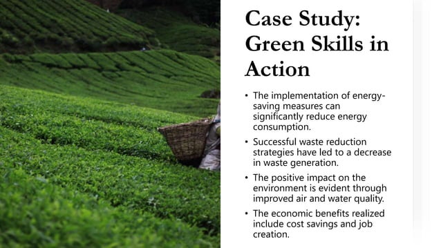 Ppt for school project on the topic "Green Skills" | PPTX | Environmental Services Industry ...