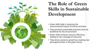 Ppt for school project on the topic "Green Skills" | PPTX