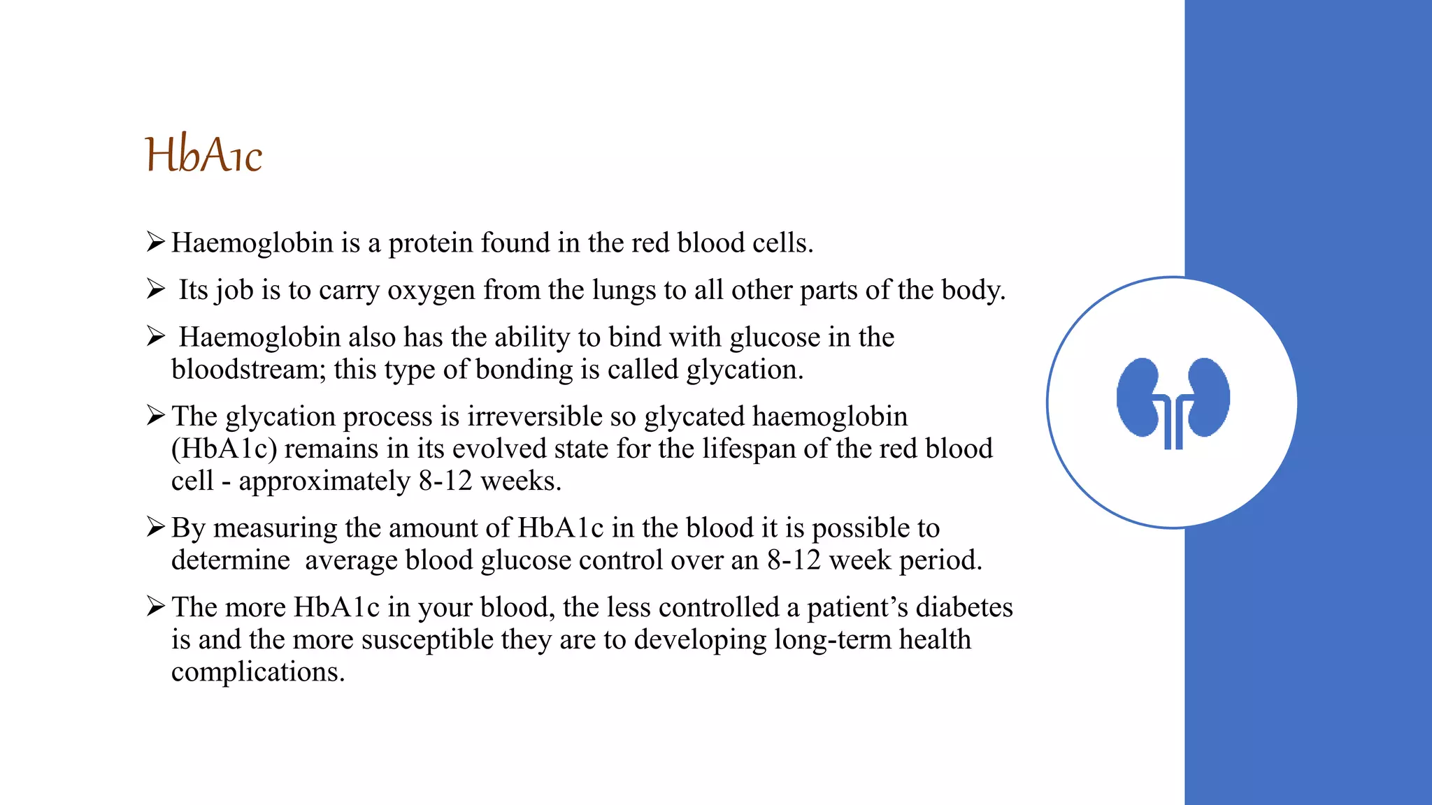 Diabetes - HbA1c | PPTX
