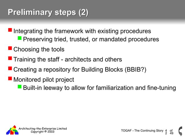 The Open Group Architecture Framework Togaf Ppt