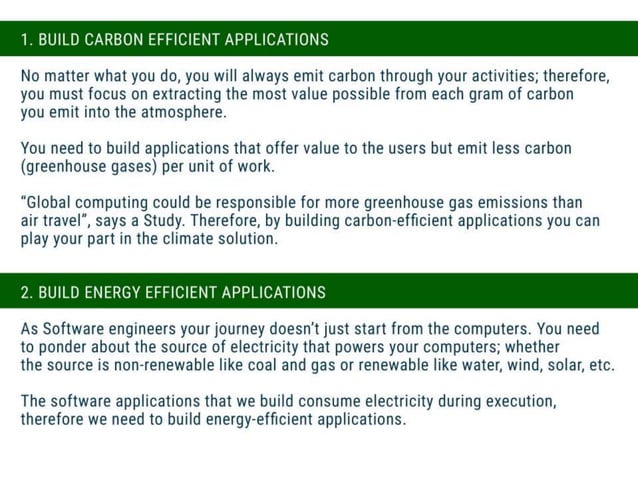 Green Coding- Paving the Way Toward a Greener Cloud | PPT