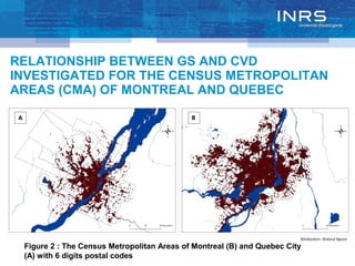Green spaces and cardiovascular diseases in québec roland ngom | PPT