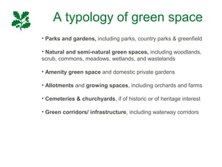 Urban Green Space | PPT