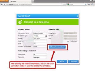 GreenSQL Express Activation Presentation Tutorial | PDF