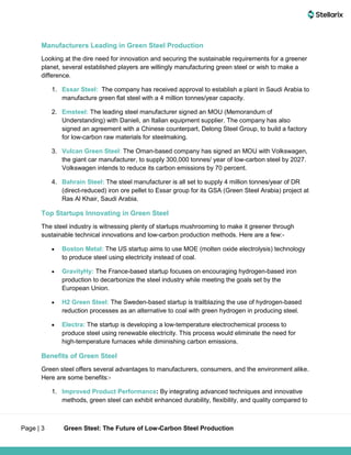 Green Steel The Future of Low-Carbon Steel Production.pdf
