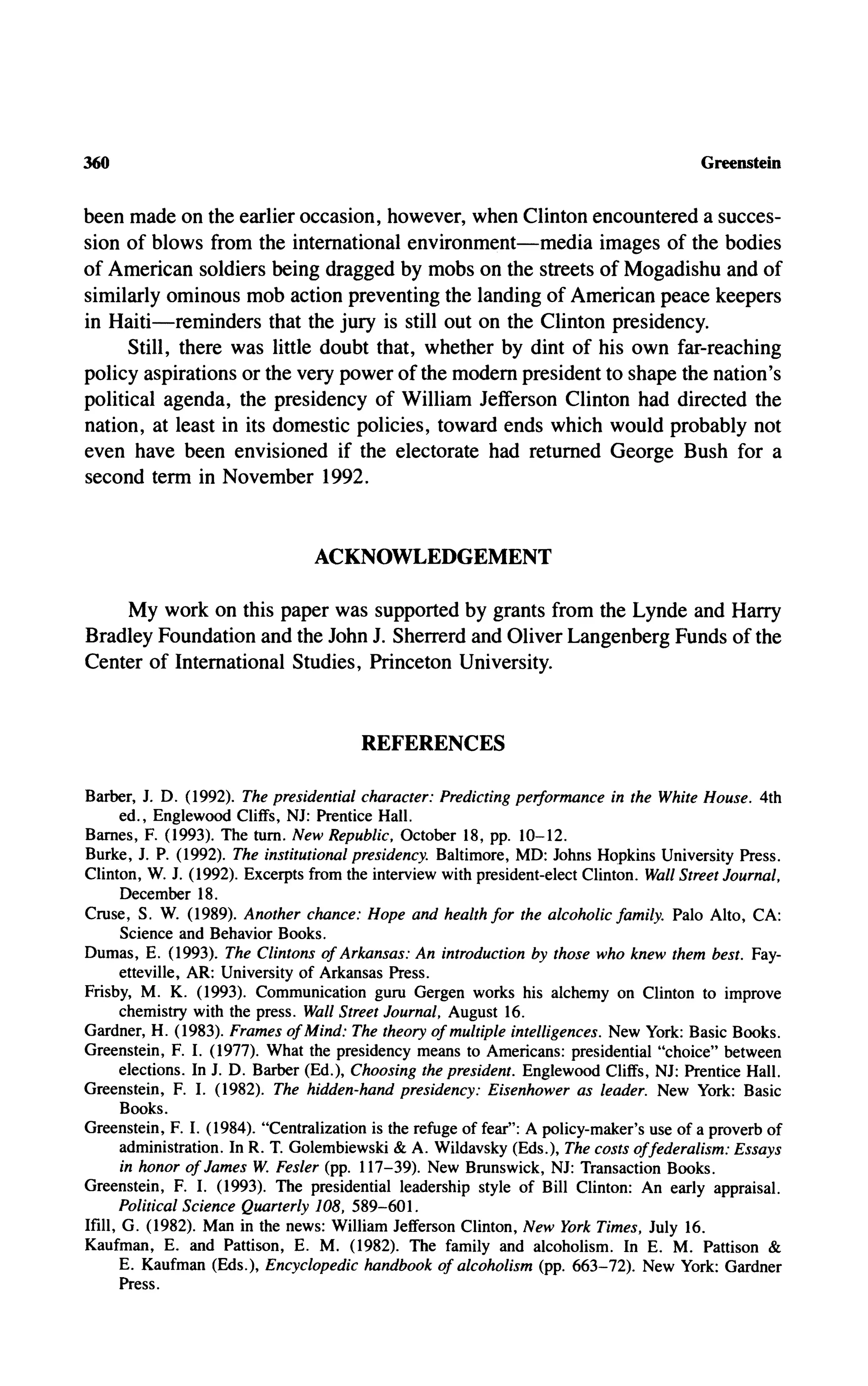 Leadership styles of Bill Clinton | PDF