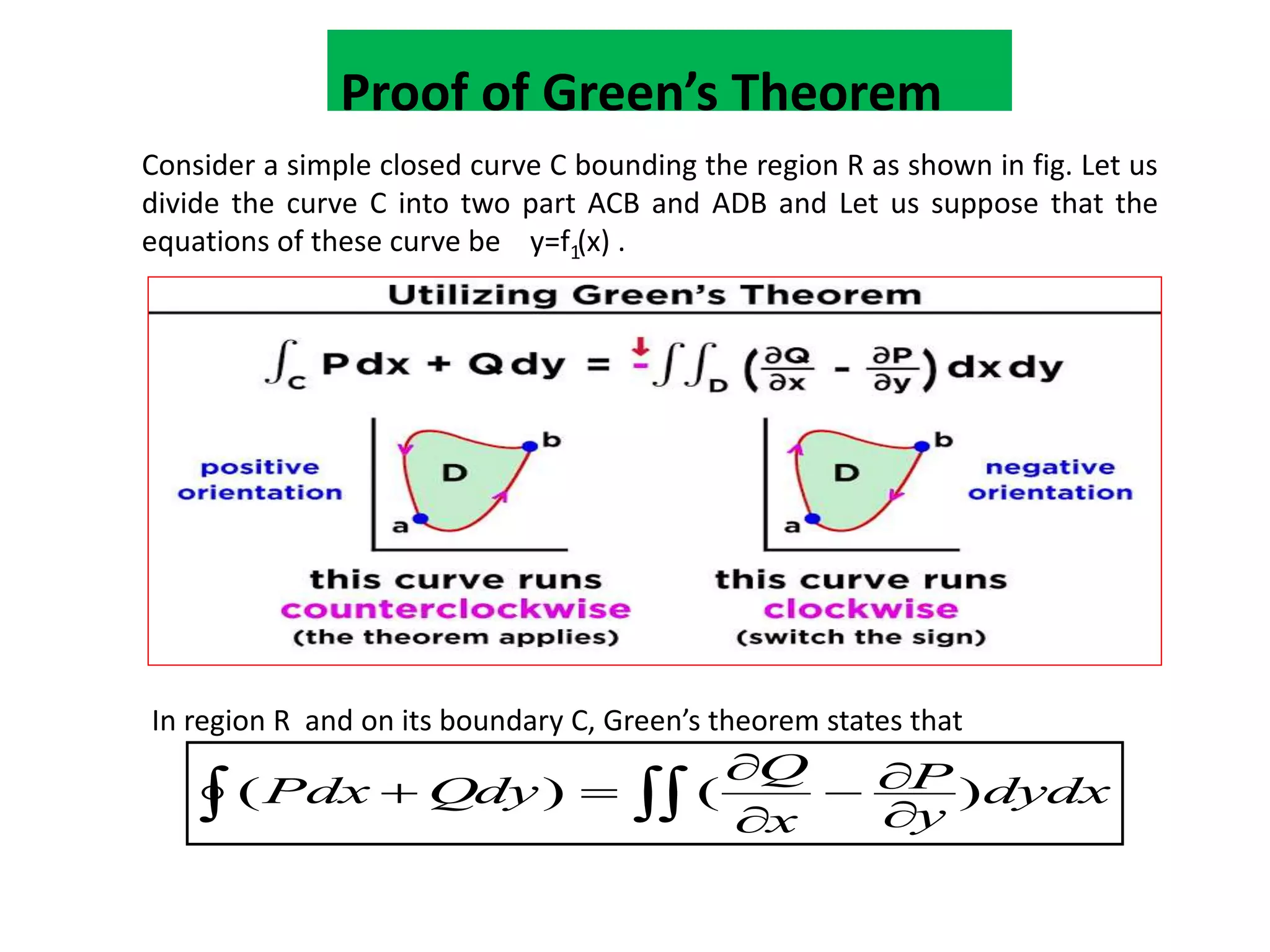 Green's Theorem Ram.pptx | Physics | Science