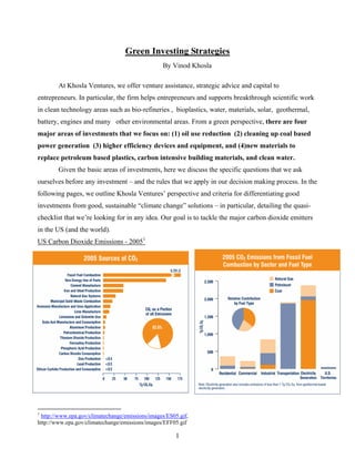 Green Strategy | PDF | Environment | Science