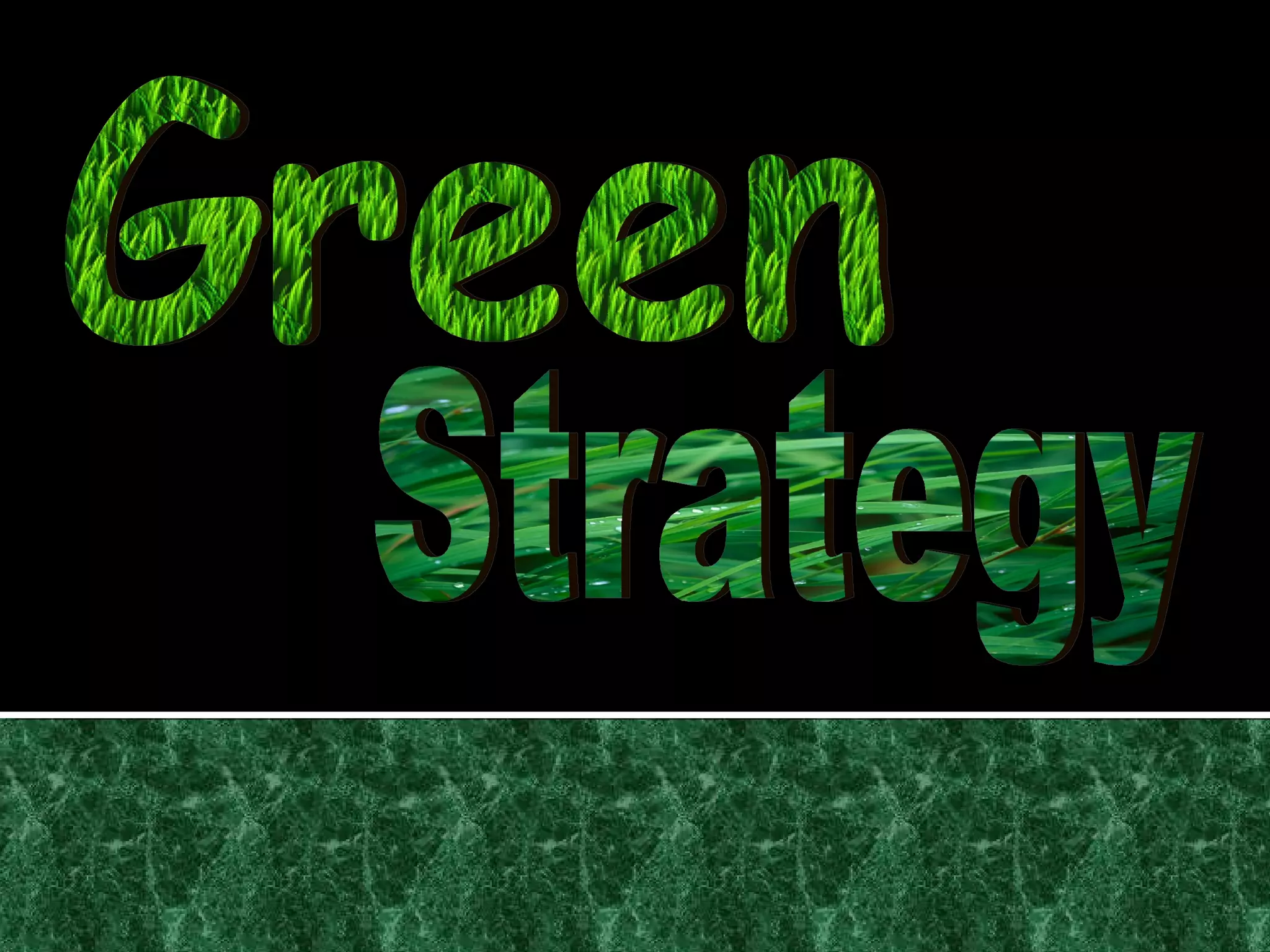 Green Strategy Presentation | PPT