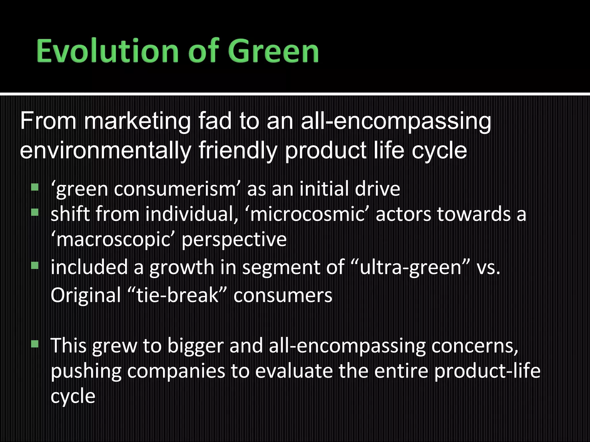 Green Strategy Presentation | PPT