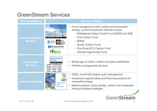 Carbon Markets Update 17.10.2010