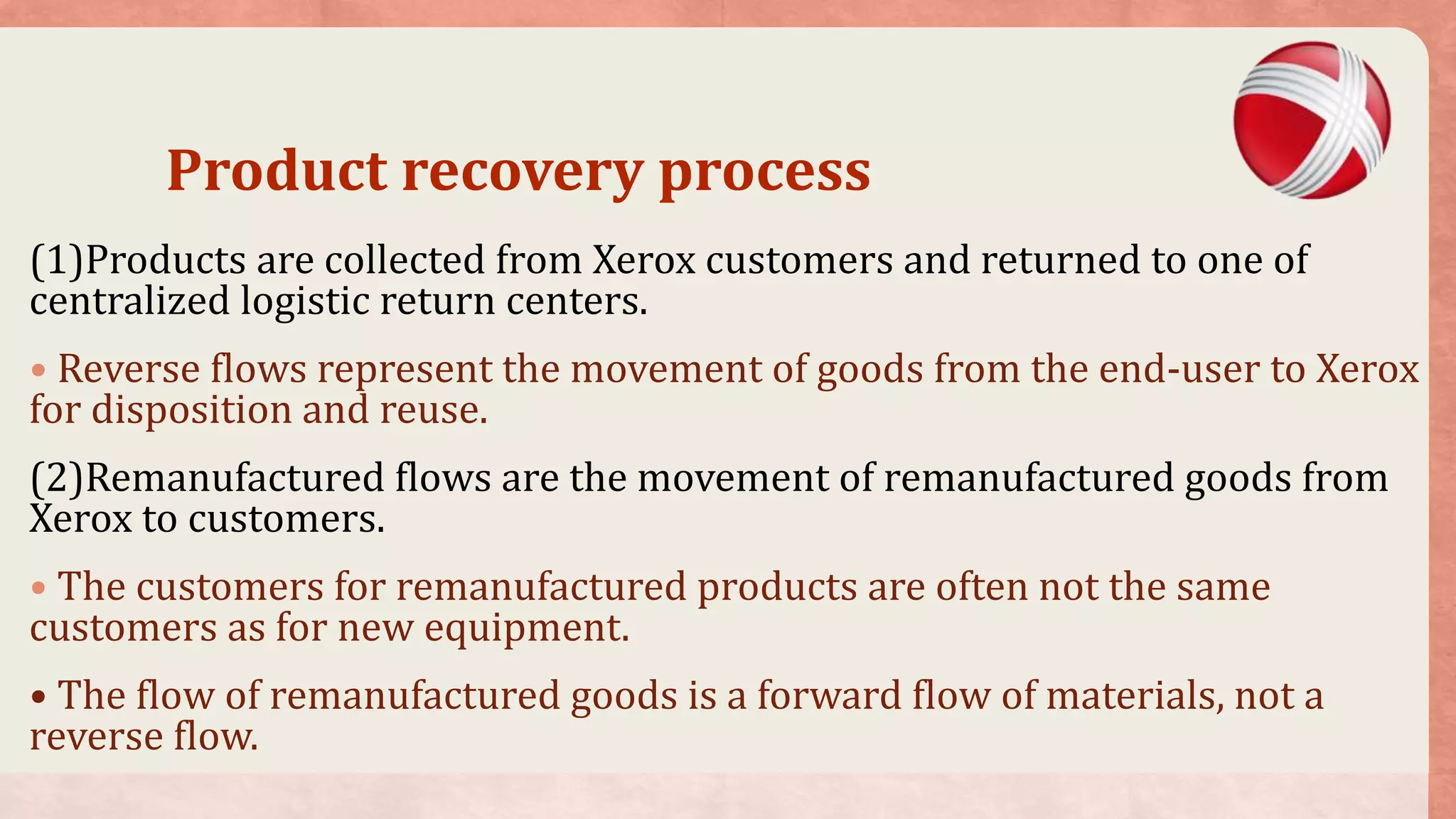 Green supply chain of xerox | PPTX