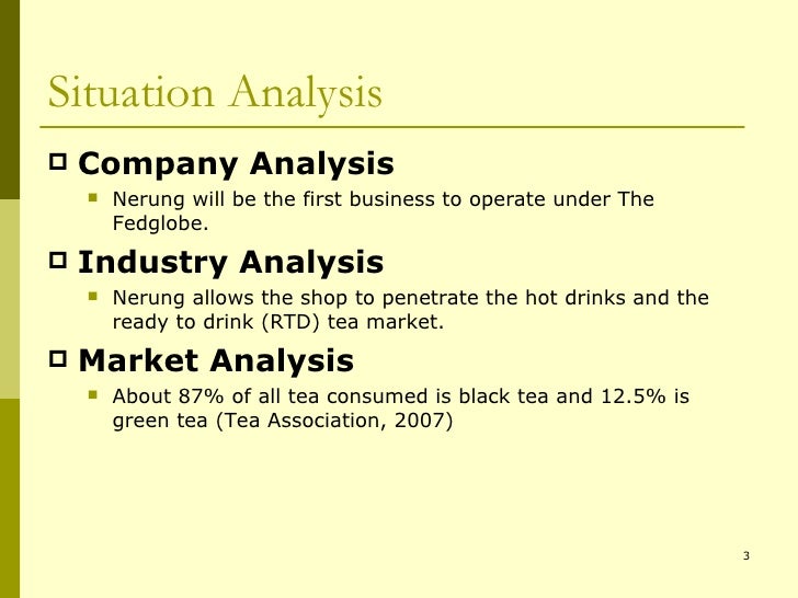 Green tea marketing plan