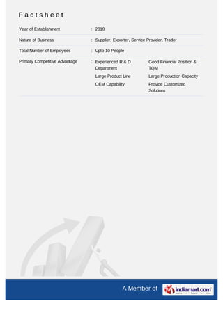 Greentech India, Pune, Climate Control Equipment | PDF