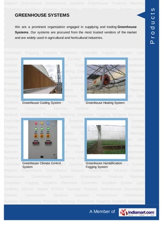 Greentech India, Pune, Climate Control Equipment | PDF