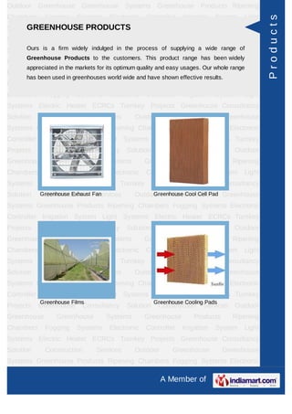 Greentech India, Pune, Climate Control Equipment | PDF