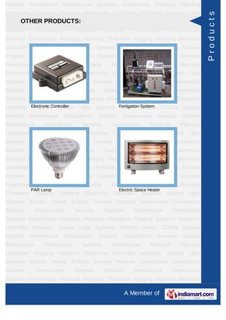 Greentech India, Pune, Climate Control Equipment | PDF