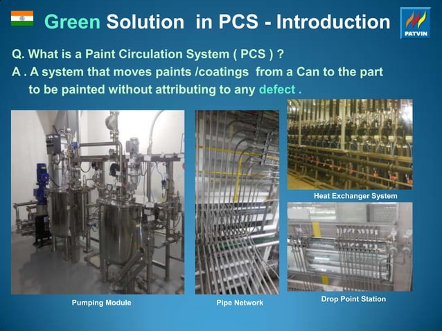 Green technologies for Paint Circulation Systems | PDF