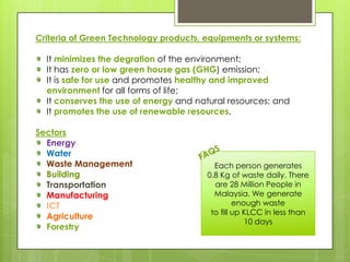 Green technology | PPTX