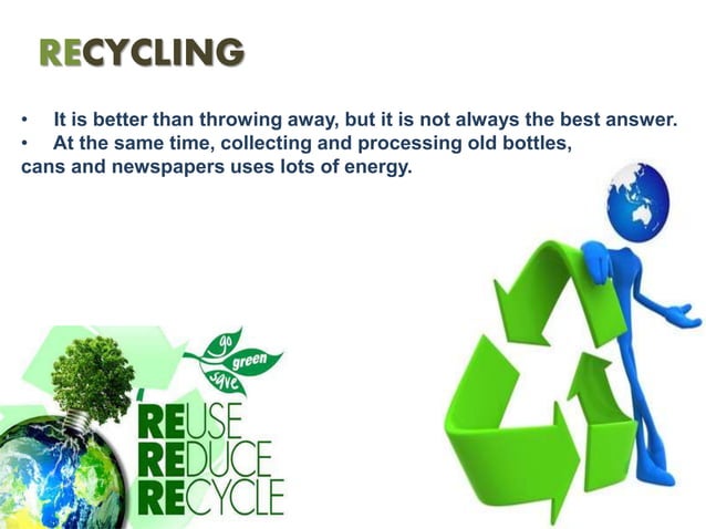 Green technology, recycling | PPT