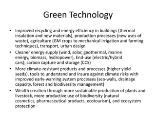 Green technology solutions | PPTX