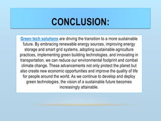 Green Tech Solutions Paving the Way for a Sustainable Future.pptx