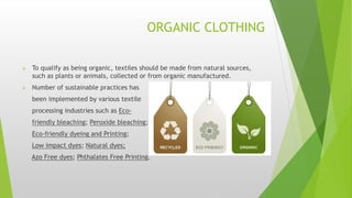 Green textiles processing | PPTX