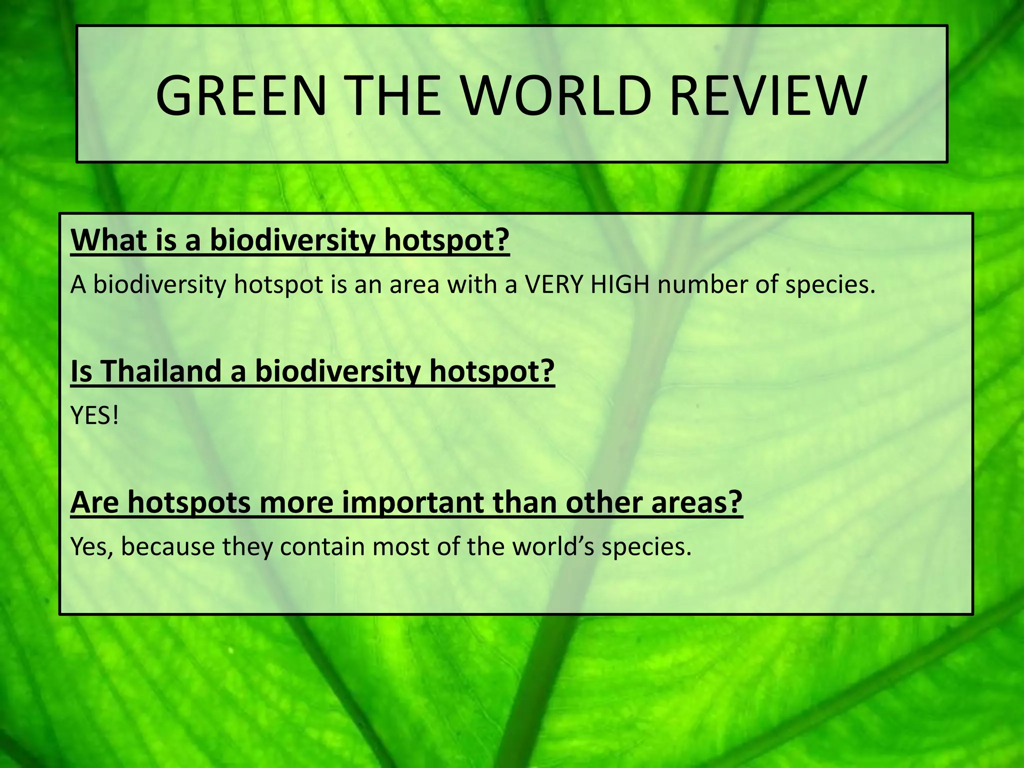 Green the World Lesson 2 | PPTX