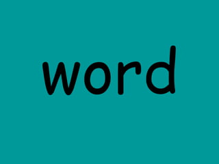 Green tricky words | PPT