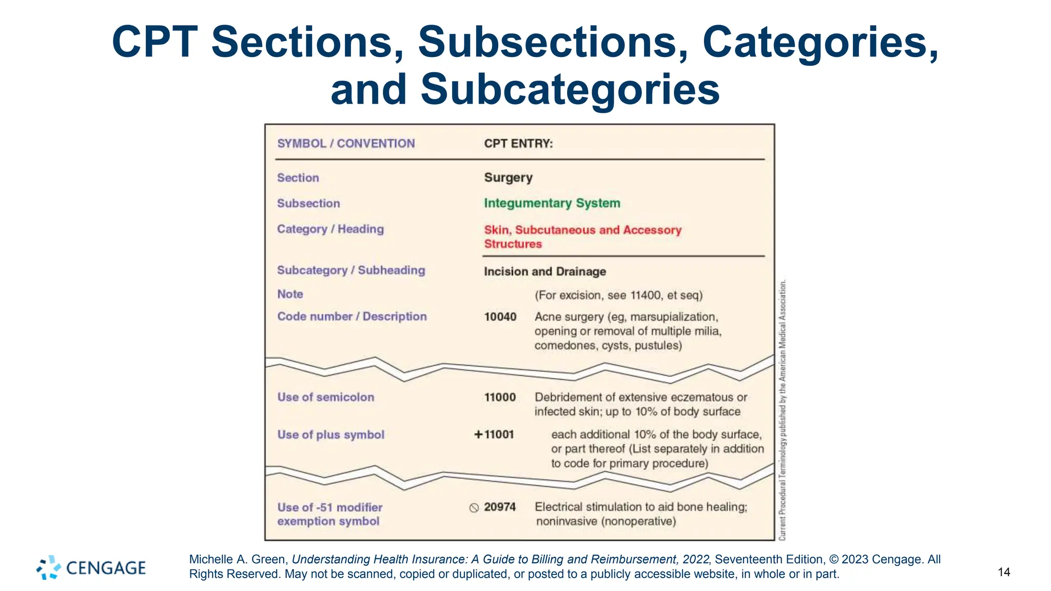 Understanding Health Insurance (CPT coding) chapter 7 | PPTX