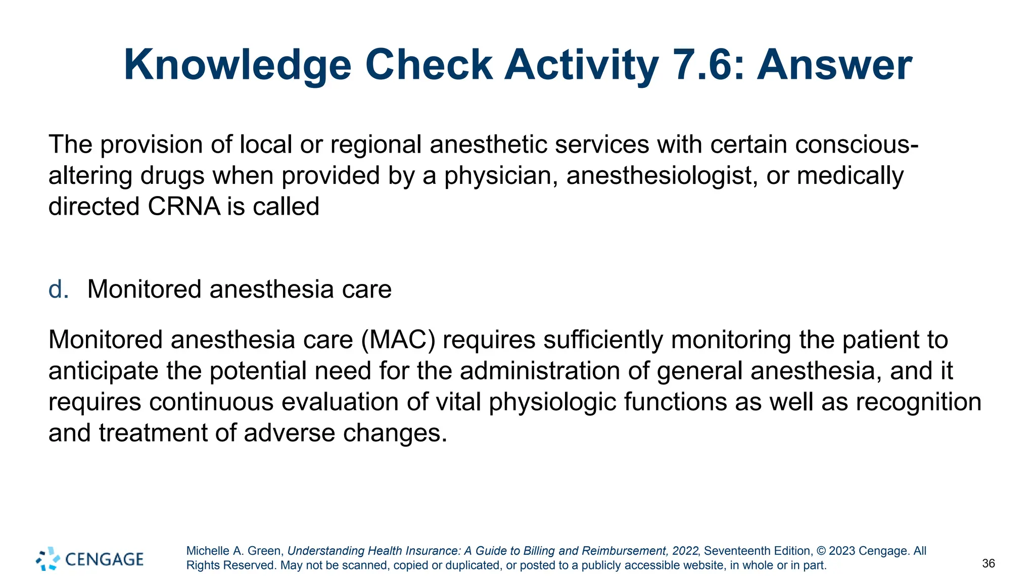 Understanding Health Insurance (CPT coding) chapter 7 | PPTX