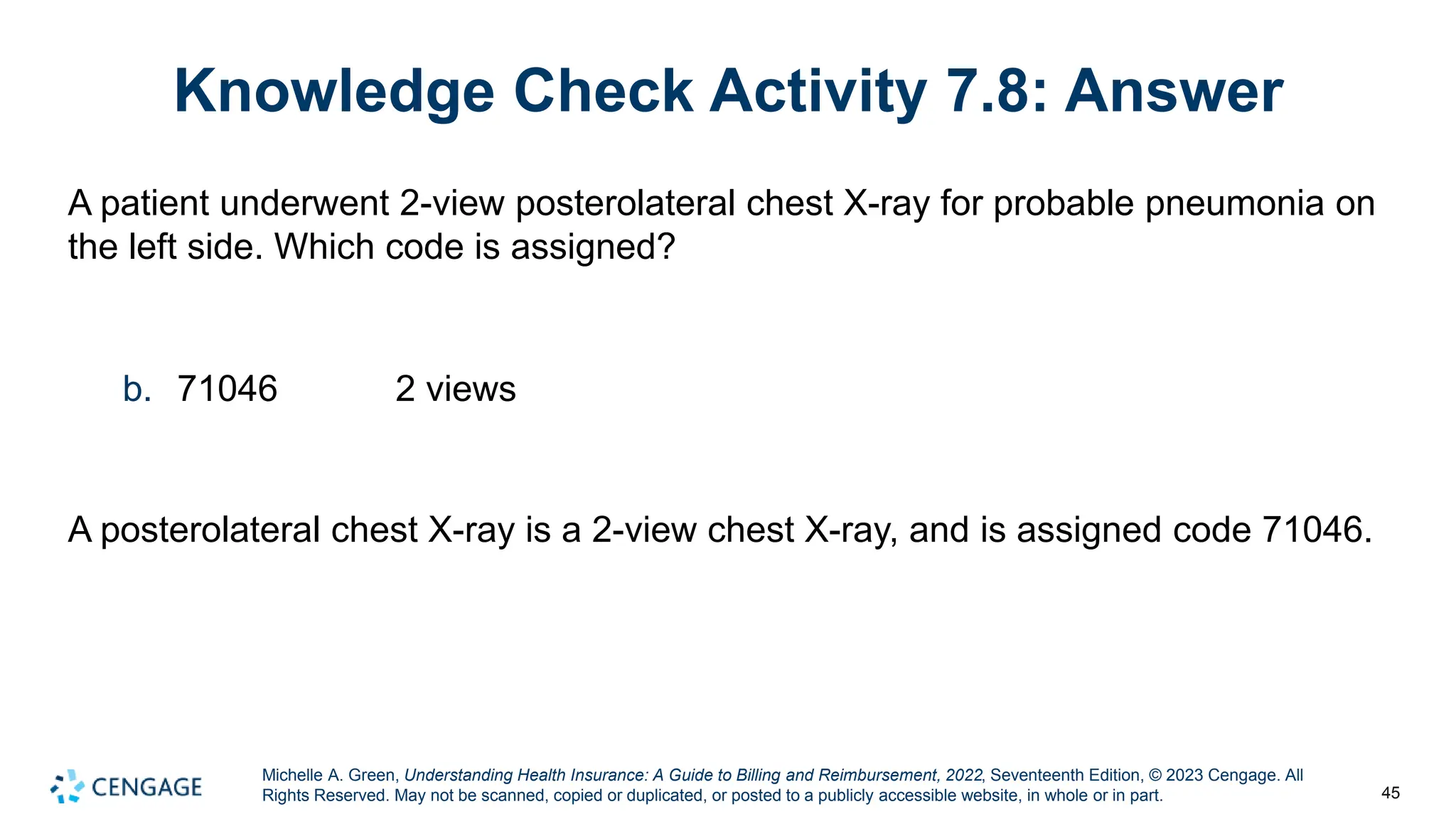 Understanding Health Insurance (CPT coding) chapter 7 | PPTX