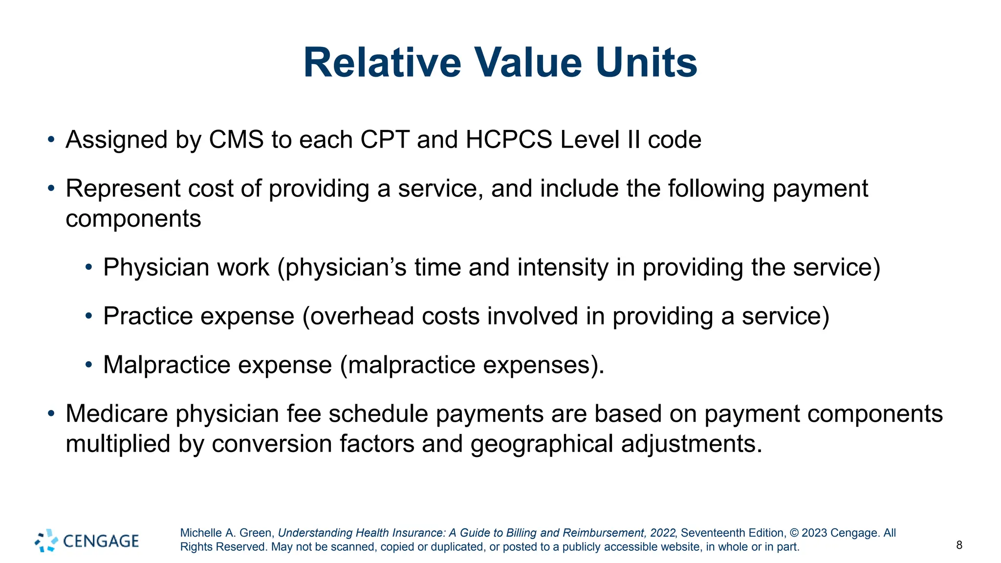 Understanding Health Insurance (CPT coding) chapter 7 | PPTX