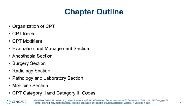 Understanding Health Insurance (CPT coding) chapter 7 | PPTX