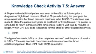 Understanding Health Insurance (CPT coding) chapter 7 | PPTX