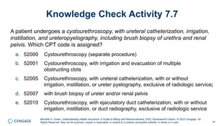 Understanding Health Insurance (CPT coding) chapter 7 | PPTX