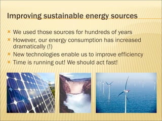 sustainable energy | PPT