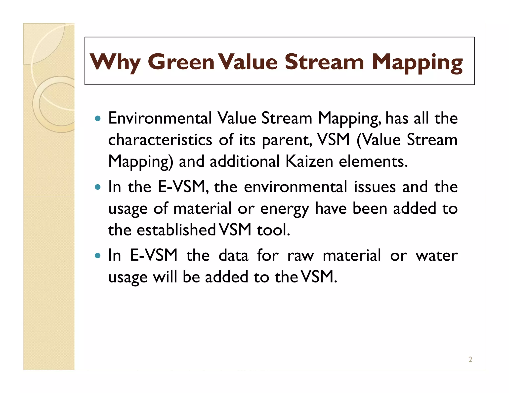 Green Value Stream Mapping | PDF