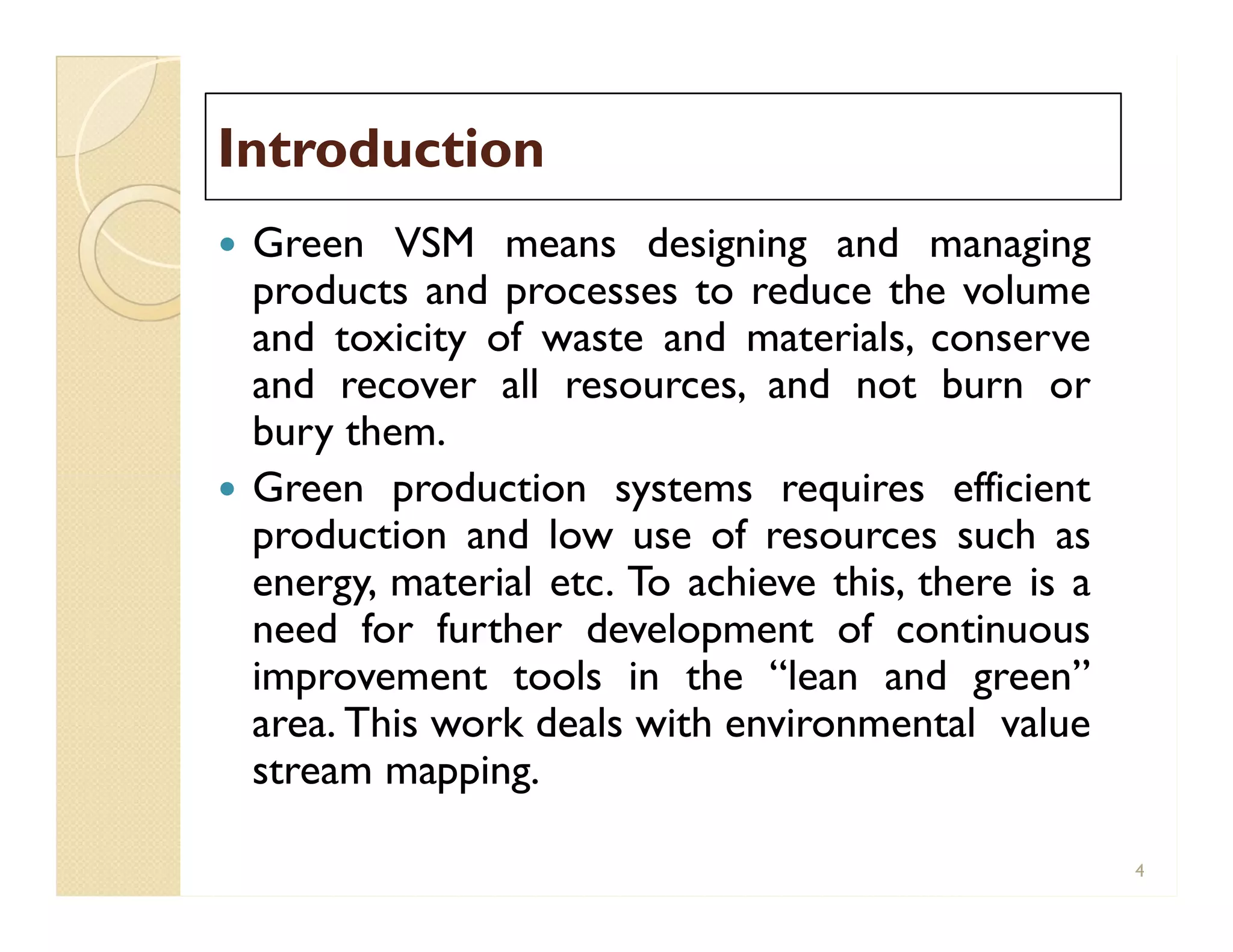 Green Value Stream Mapping | PDF