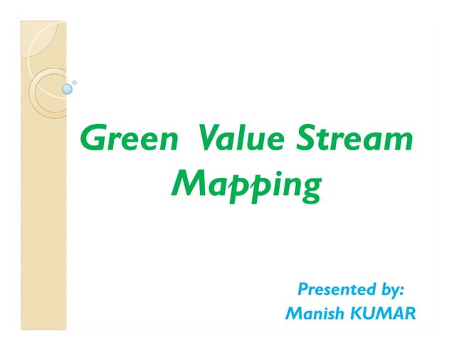 Green Value Stream Mapping | PDF | Environmental Services Industry ...