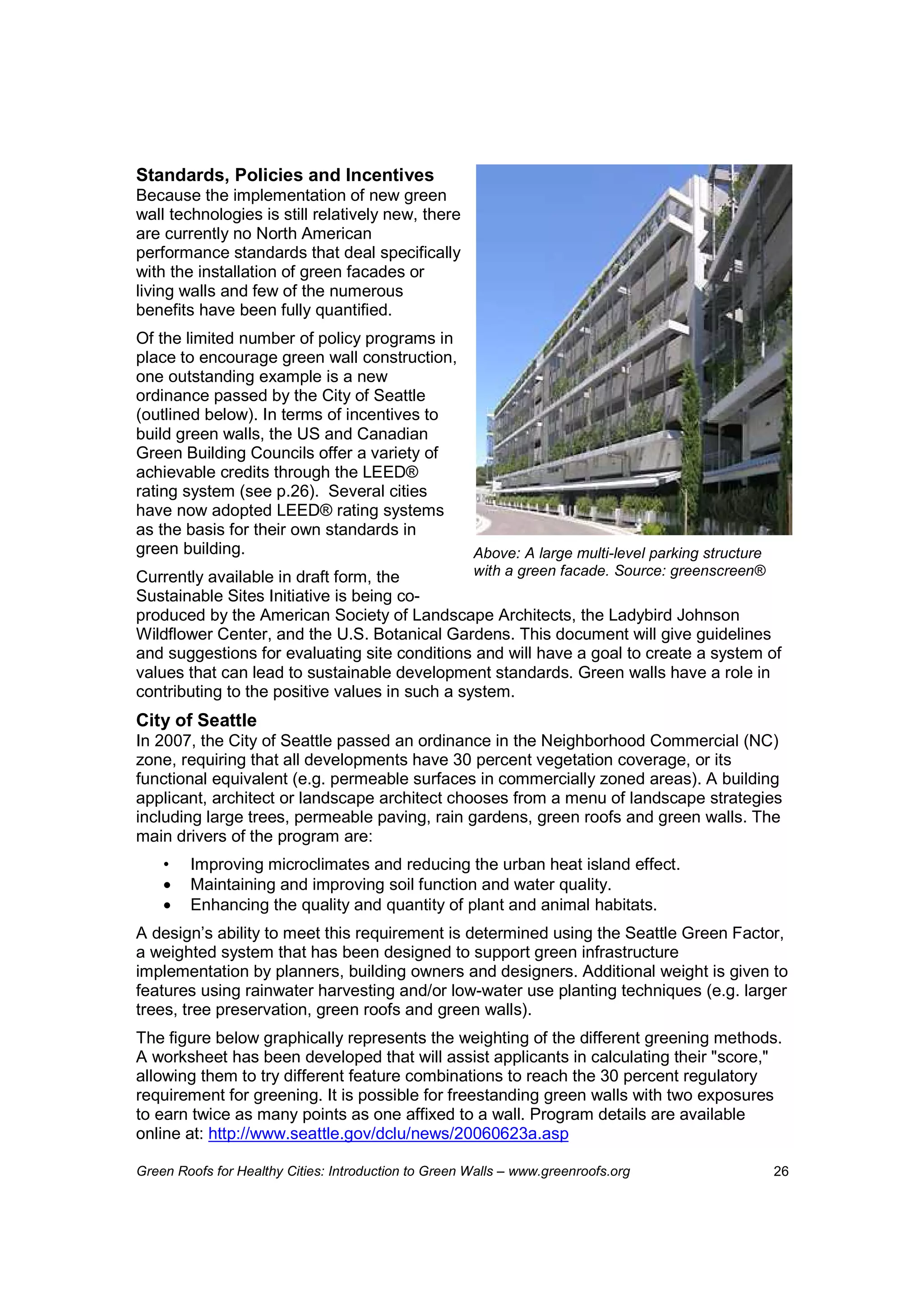 Green Walls Technology: Benefits and Design | PDF