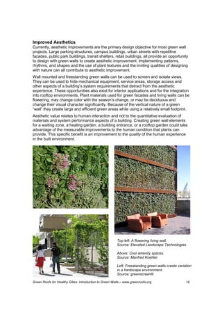 Green Walls Technology: Benefits and Design | PDF