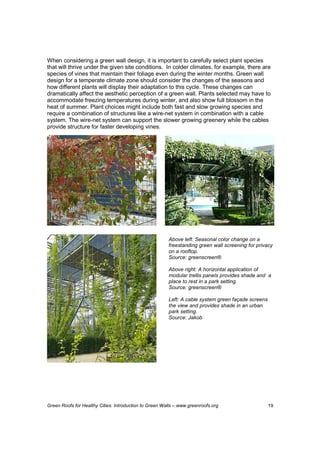 Green Walls Technology: Benefits and Design | PDF