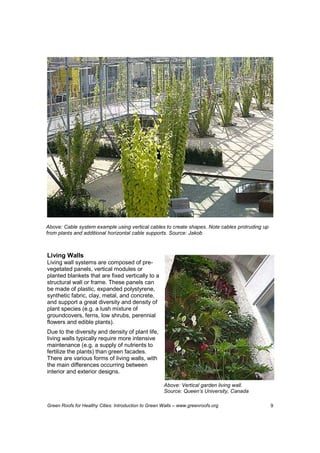 Green Walls Technology: Benefits and Design | PDF