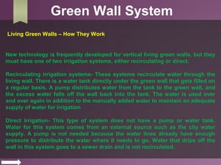 Green wall system | PPT